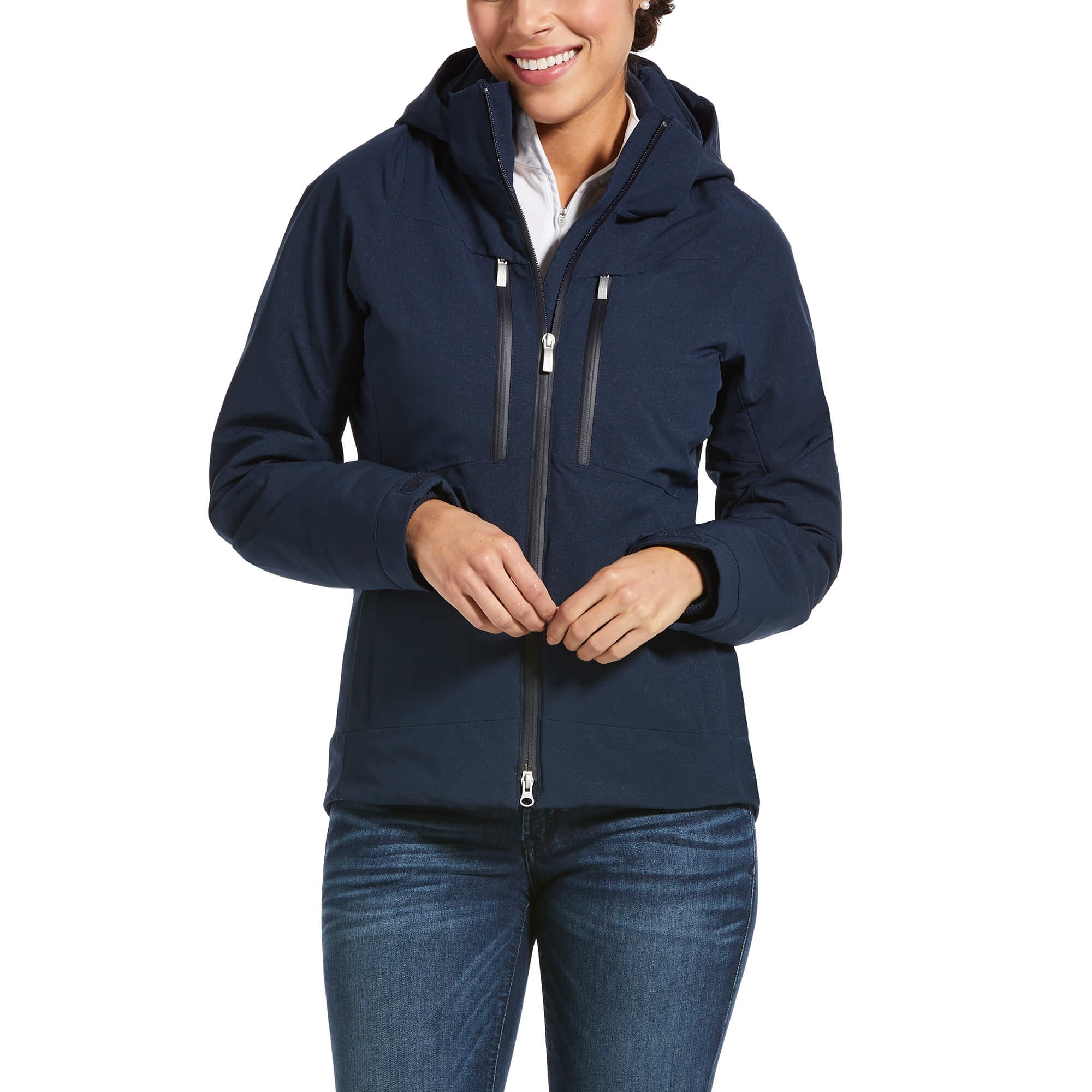 Ariat Women's Veracity Waterproof Insulated Jacket (Navy) - Cool Equestrian