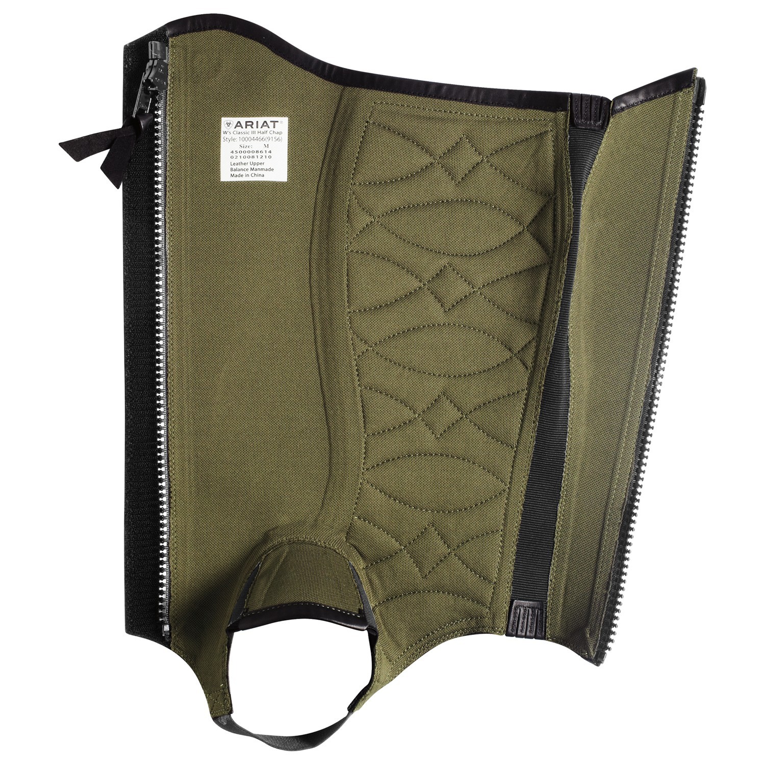 Ariat Adults Classic III Half Chaps Black - Cool Equestrian