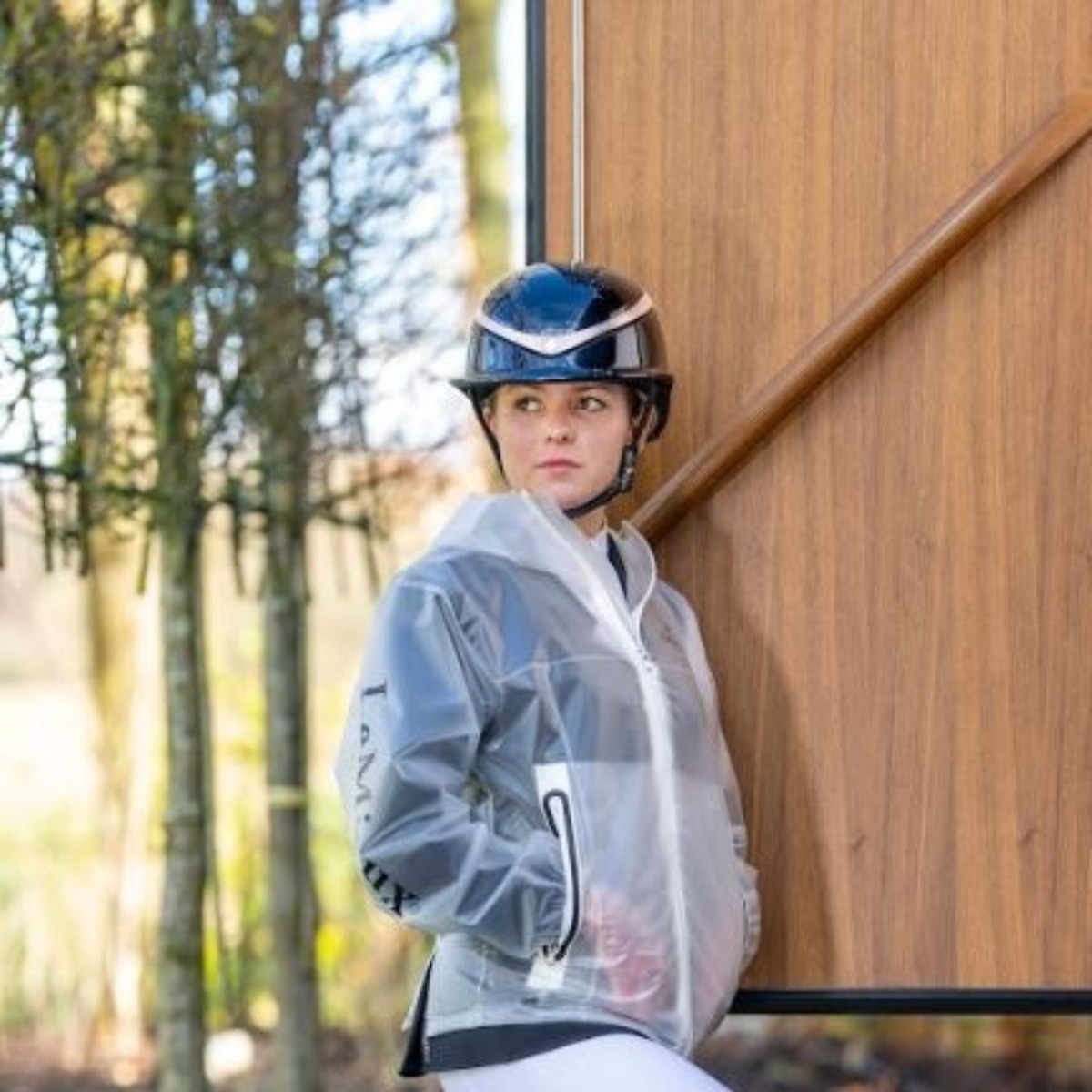 Charles Owen Halo Gloss (Midnight Gloss/Platinum) - Cool Equestrian