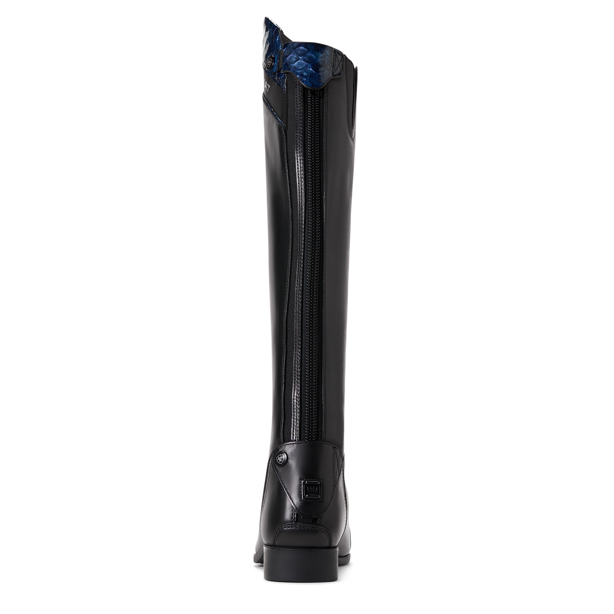 Ariat Women's Palisade Ellipse Tall Riding Boot (Black/Blue Cobra ...