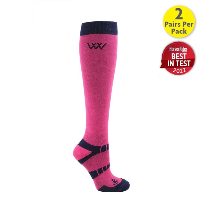 Woof Wear Young Rider Pro Sock (Pink) - Cool Equestrian