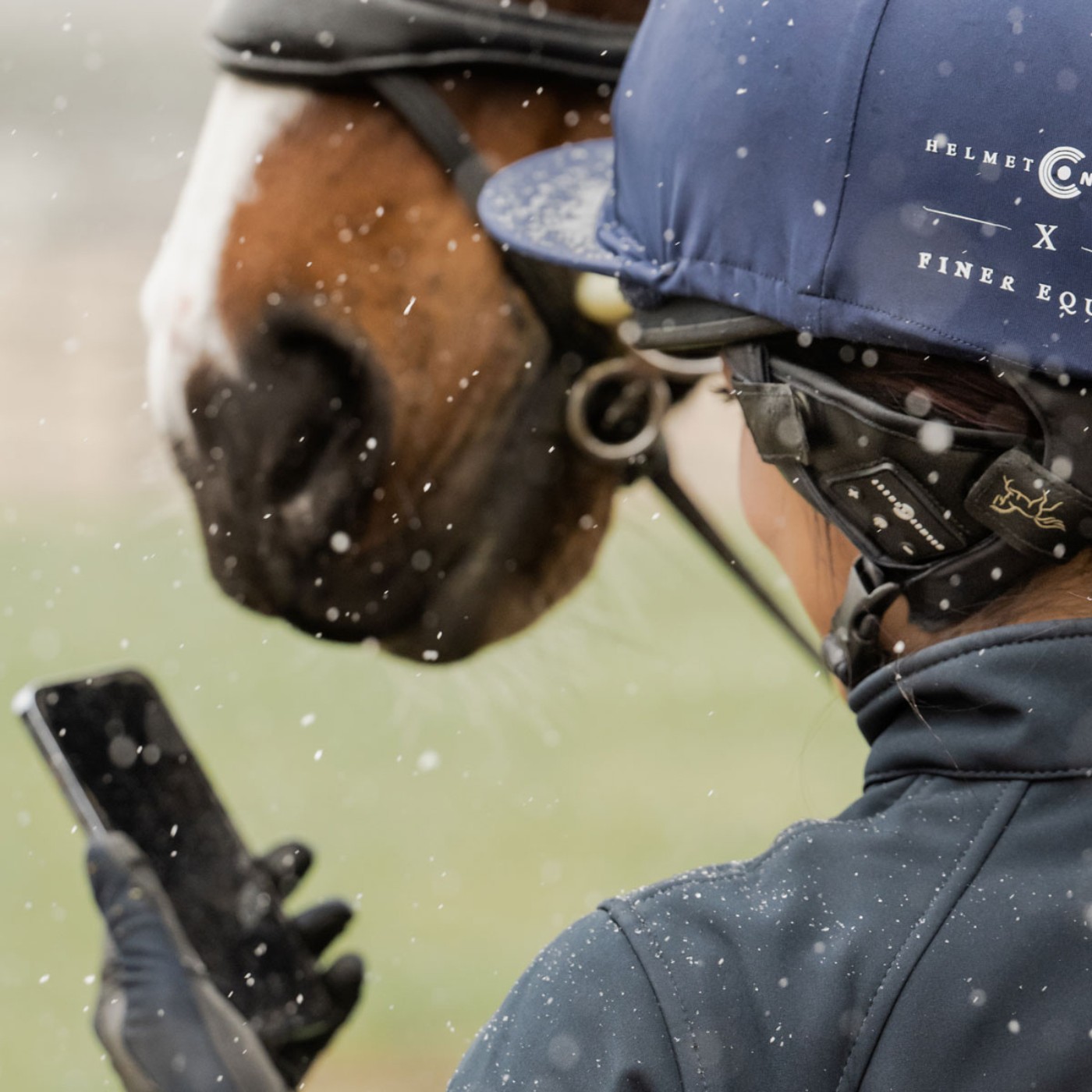 Helmet Connect Bluetooth Riding Hat Attachment - Cool Equestrian